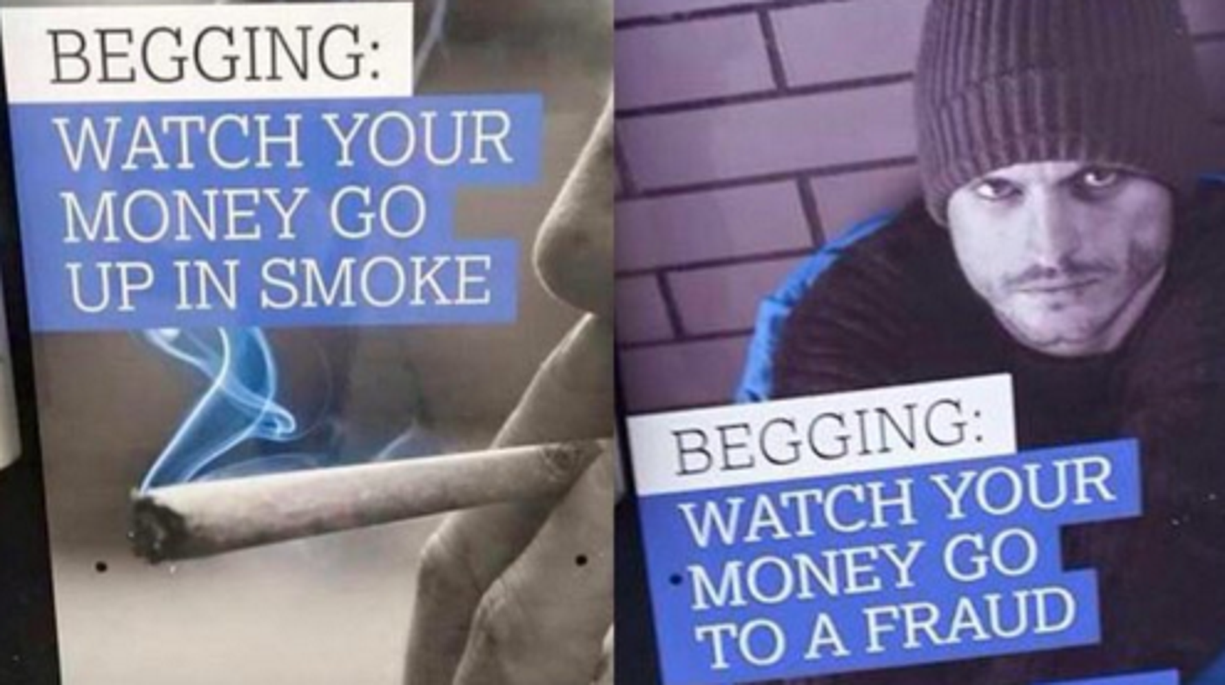 Nottingham Council's 'GiveSmart' Anti-Begging Posters Branded 'Utterly ...