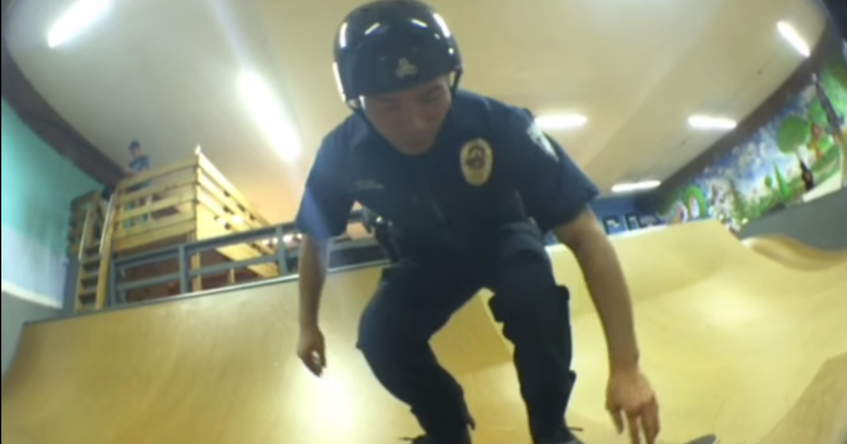'Coolest Cop Ever' Shreds At Skate Park Every Week, Bonds With Local ...