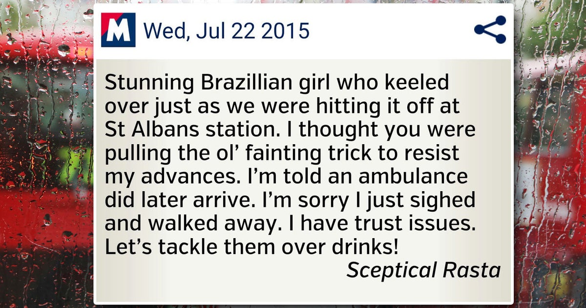 Fake 'Rush Hour Crush' Letters Are Taking Newspapers By Storm ...