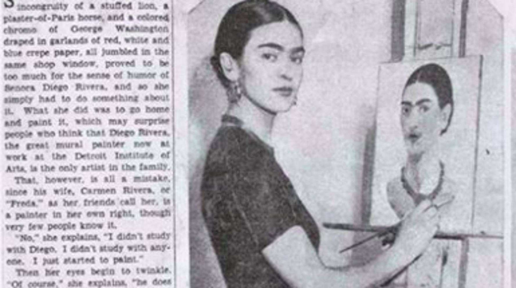 This Sexist 1930s Article About Frida Kahlo, AKA 'Senora Rivera,' Is ...