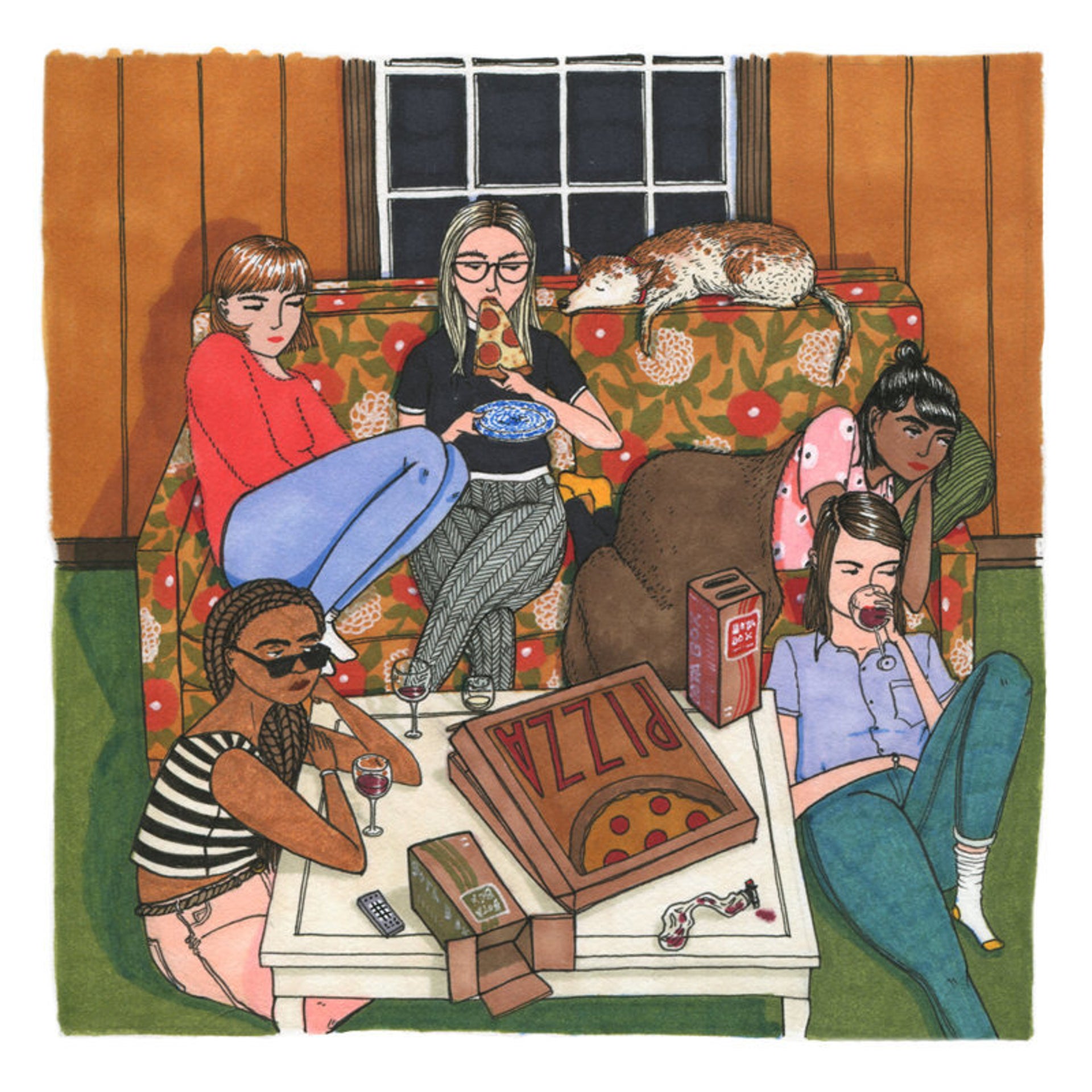 The Everyday Lives Of Real Women Captured In Whimsical Drawings ...