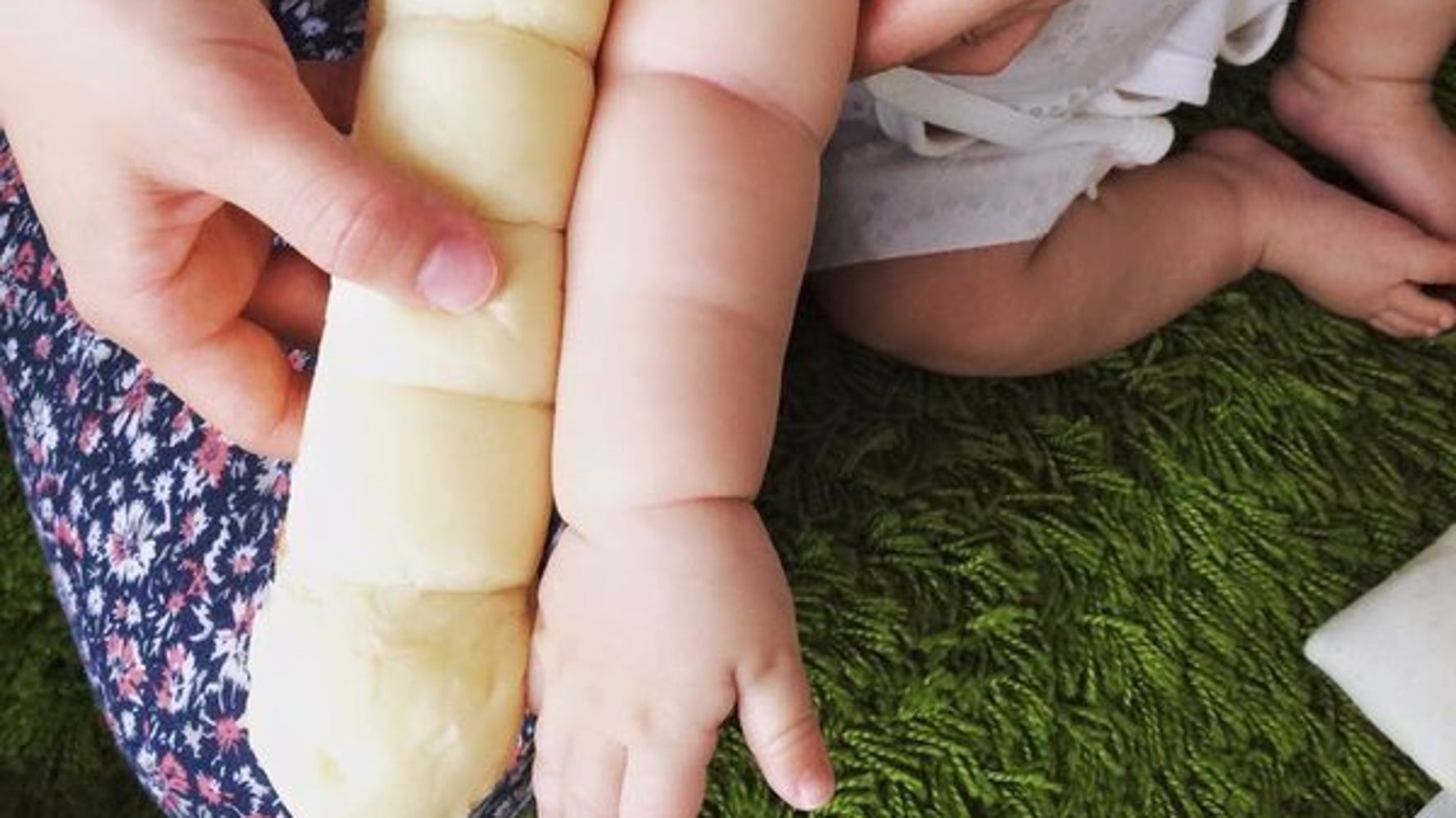 In Peak Internet Move, Baby Arms Are Being Compared To Bread Rolls ...