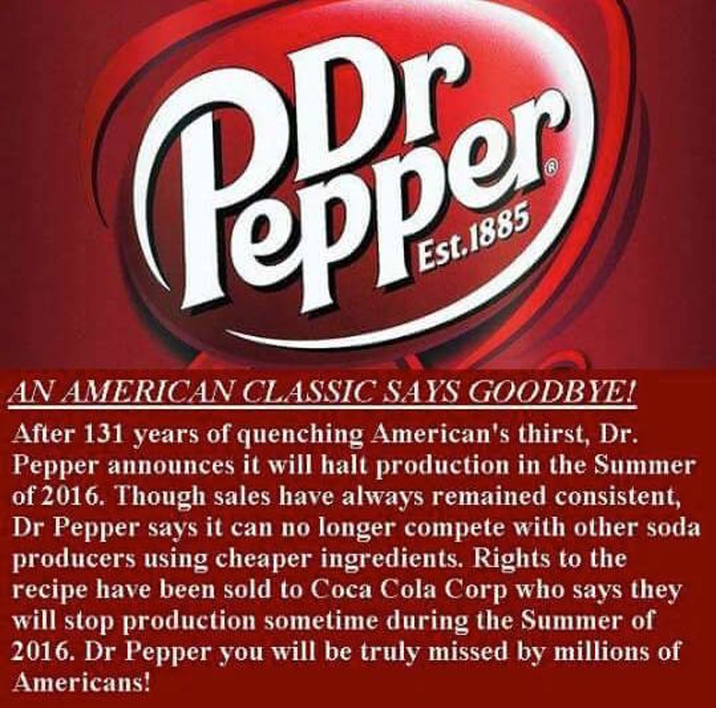 Dr Pepper Falls Victim To Internet Death Hoax | HuffPost Impact