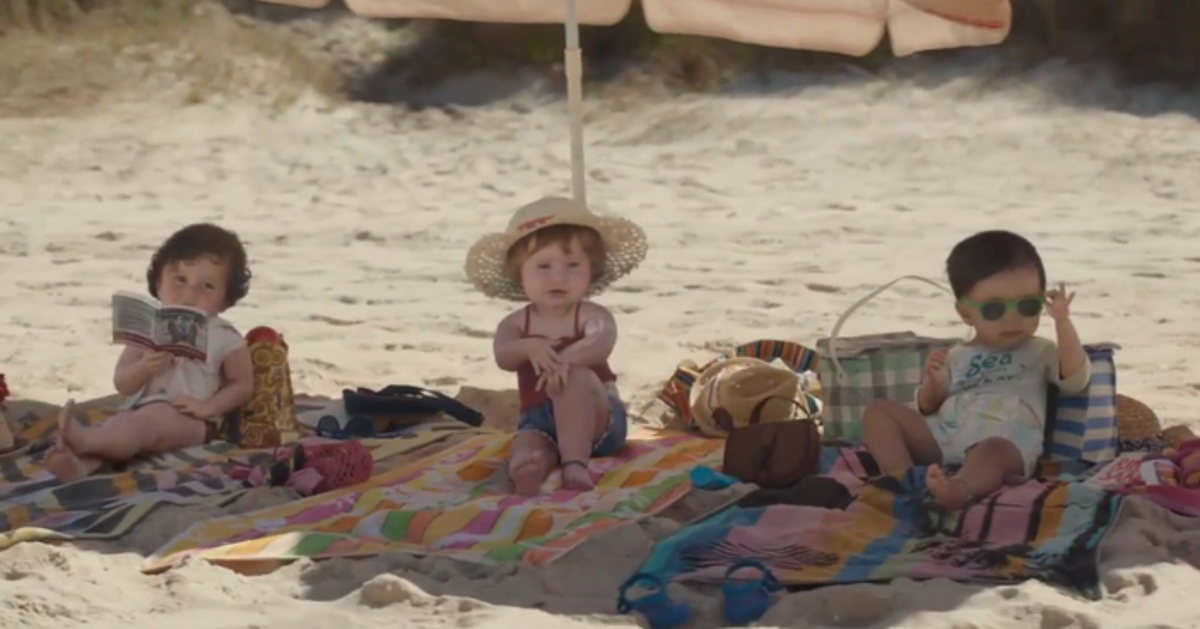 Evian Babies Adverts Are Back With A Beach Populated Only By Toddlers ...