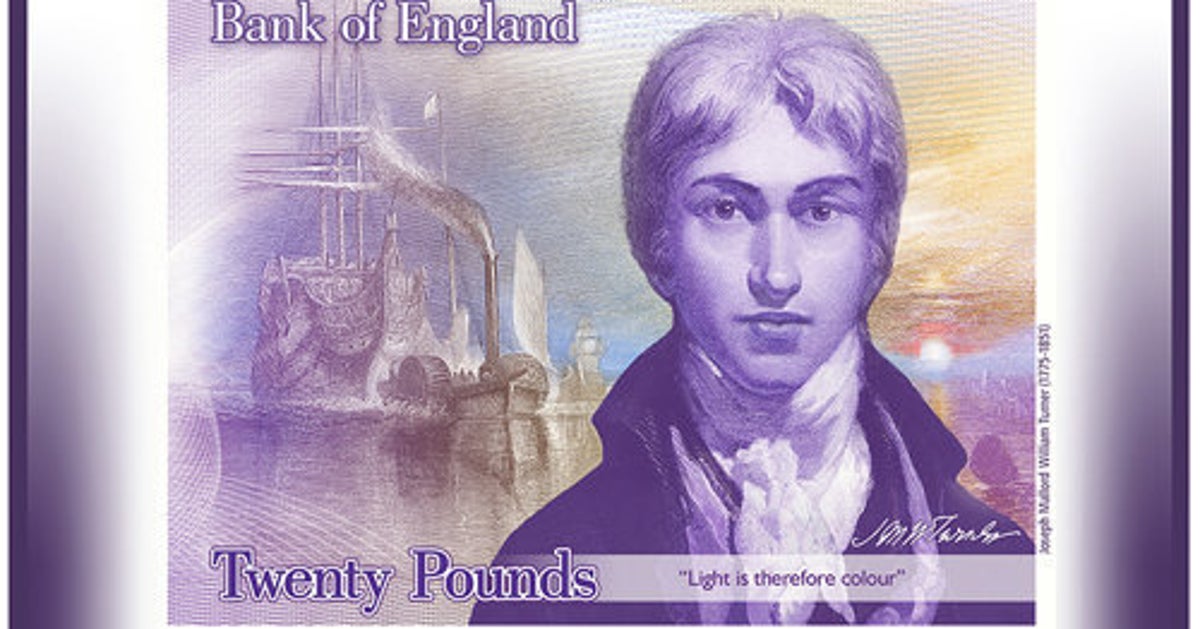 JMW Turner Chosen As Artist For New £20 Note, Bank Of England Announces ...