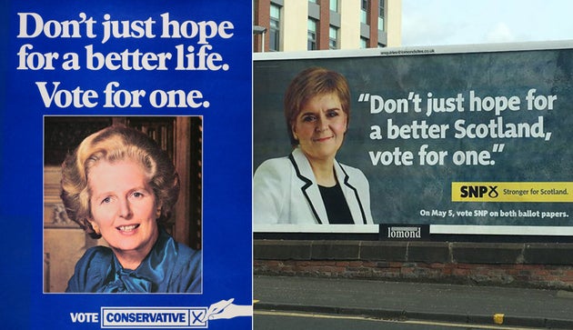 The SNP Borrows Margaret Thatcher Slogan For Election Campaign ...