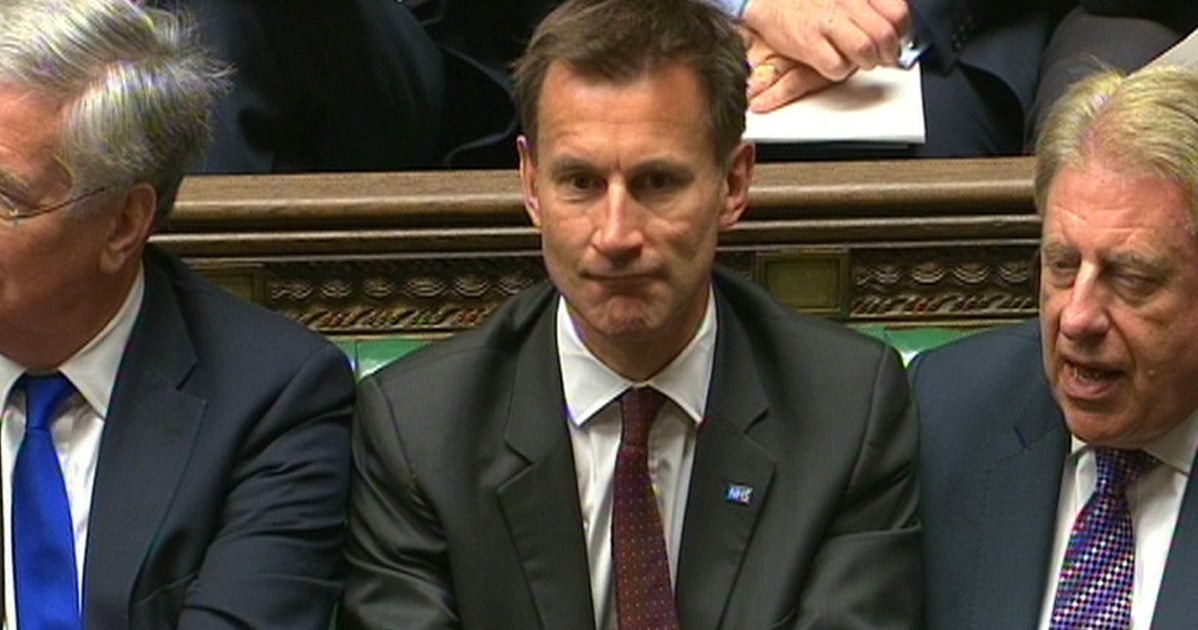 People Mispronouncing Jeremy Hunt's Name With A Very Rude Word ...