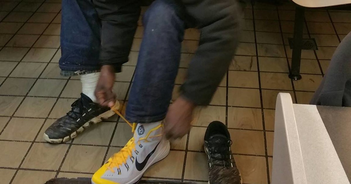 Cops Enlist NBA Team To Get New Shoes For 7-Foot-Tall Homeless Man ...