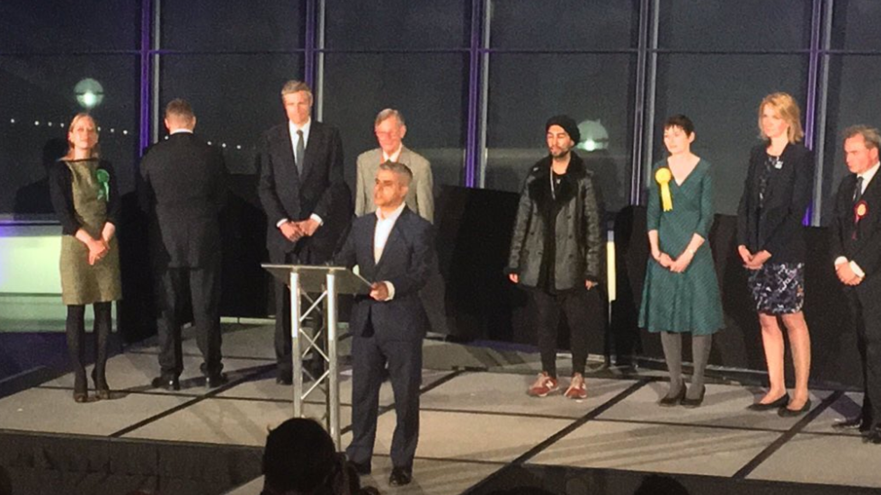 Britain First's Paul Golding Turns His Back On Sadiq Khan During London ...