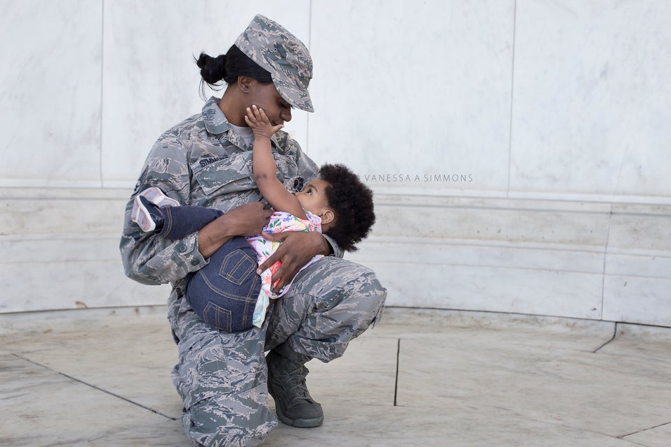 7 Powerful Photos Of Military Moms Breastfeeding In Uniform Huffpost