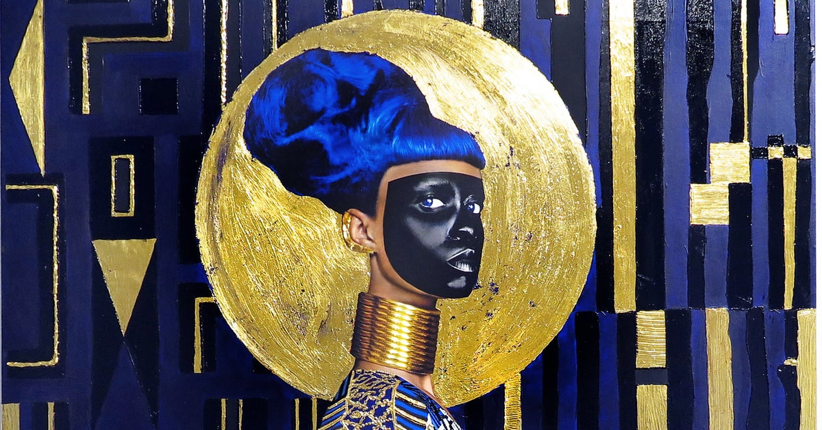 Artist's Dazzling Self-Portraits Explore The Cosmic Power Of Gold ...