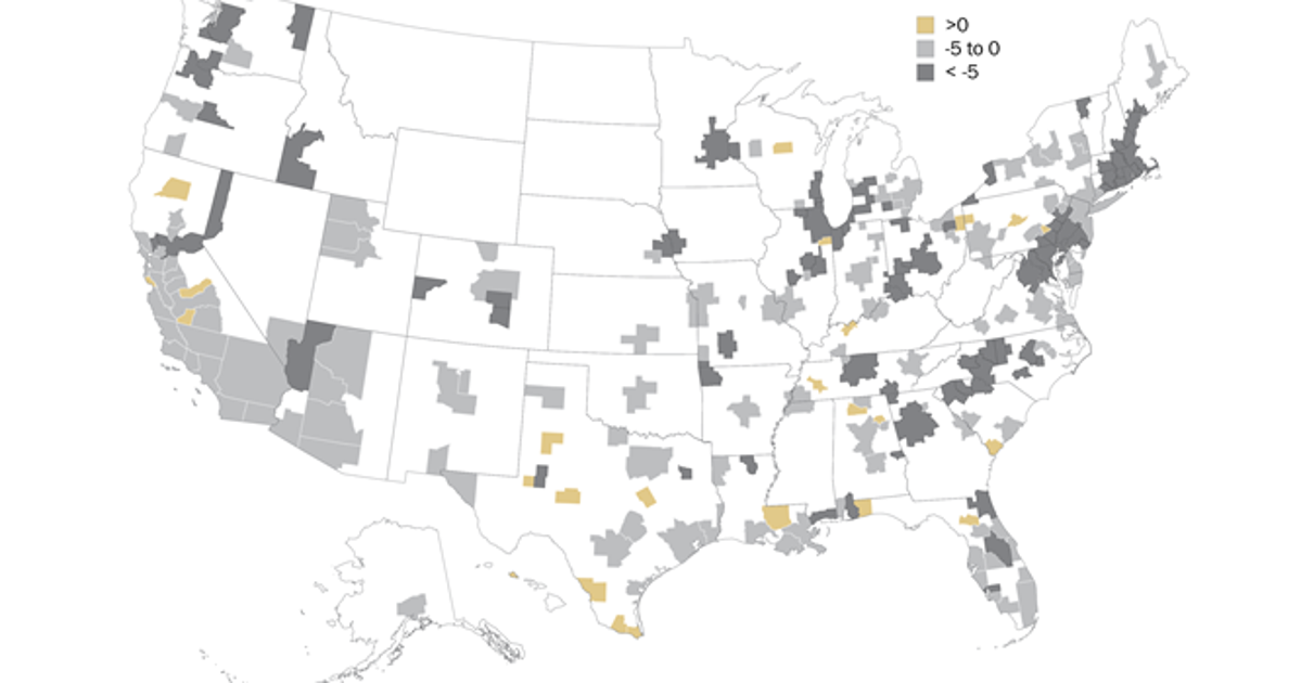 One Map That Shows How The Middle Class Is Getting Squeezed | HuffPost ...