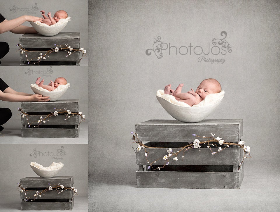Newborns Pose In Plaster Casts Of Their Moms' Pregnant Bellies ...