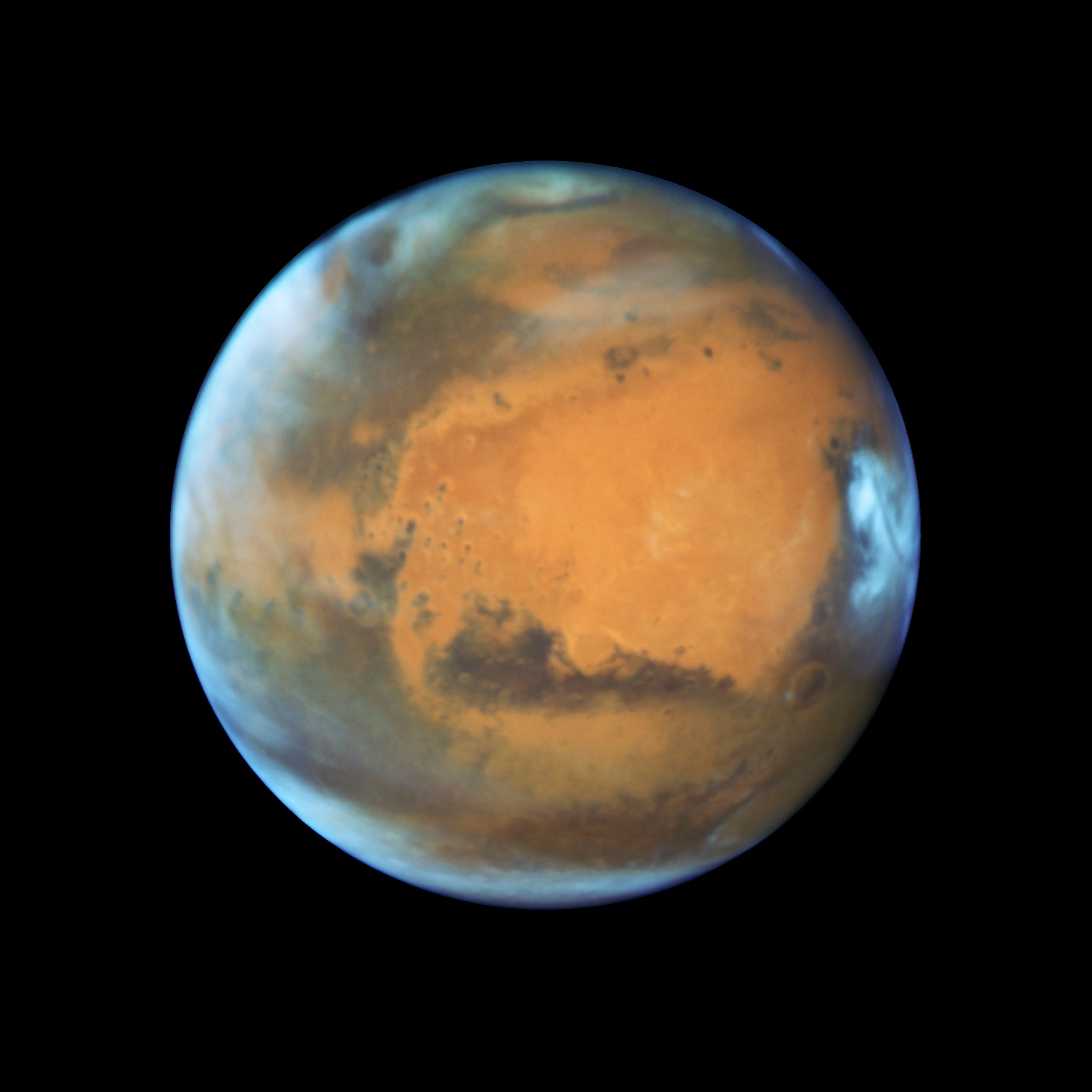 NASA Hubble Telescope Captures Stunning Portrait Of Mars | HuffPost UK Tech