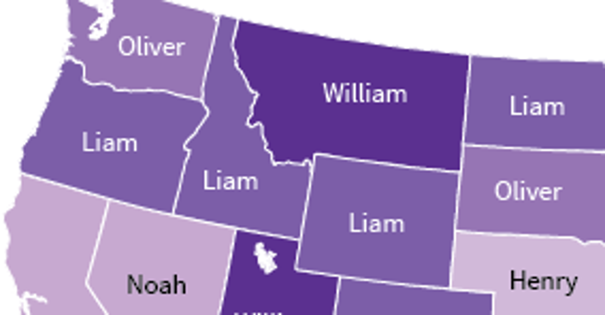 These Were The Most Popular Baby Names In Each State Last Year ...