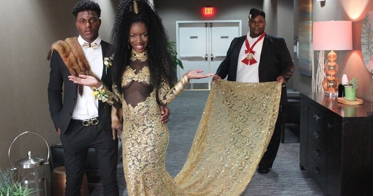 This Teen SLAYED Prom With Her 'Coming To America' Themed Gown ...