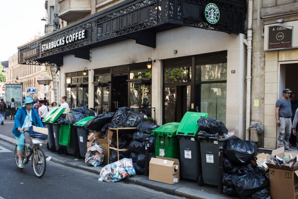 Paris Faces Piles Of Trash, Transportation Issues As Euro 2016 Kicks ...