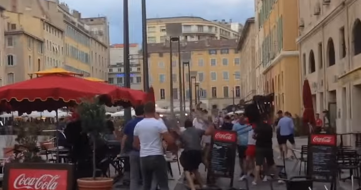 Euro 2016 England Fans Having 'Civilised Drink' Ambushed By French ...