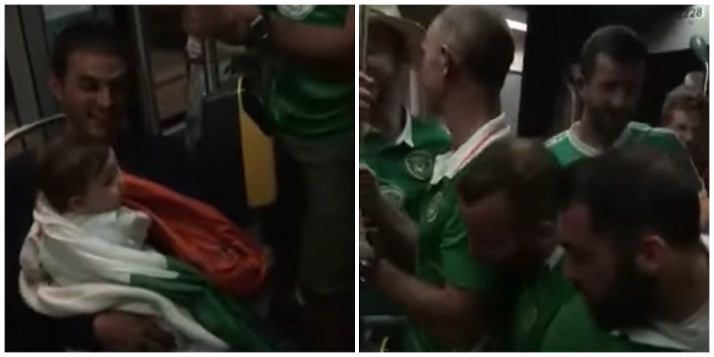 Euro 2016: Adorable Moment Irish Football Fans Sung Lullabies To Baby ...