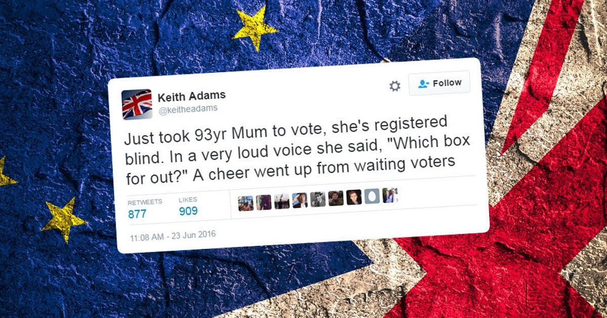 93 Yr Mum Tweet Leads To Countless EU Referendum Twitter Jokes ...