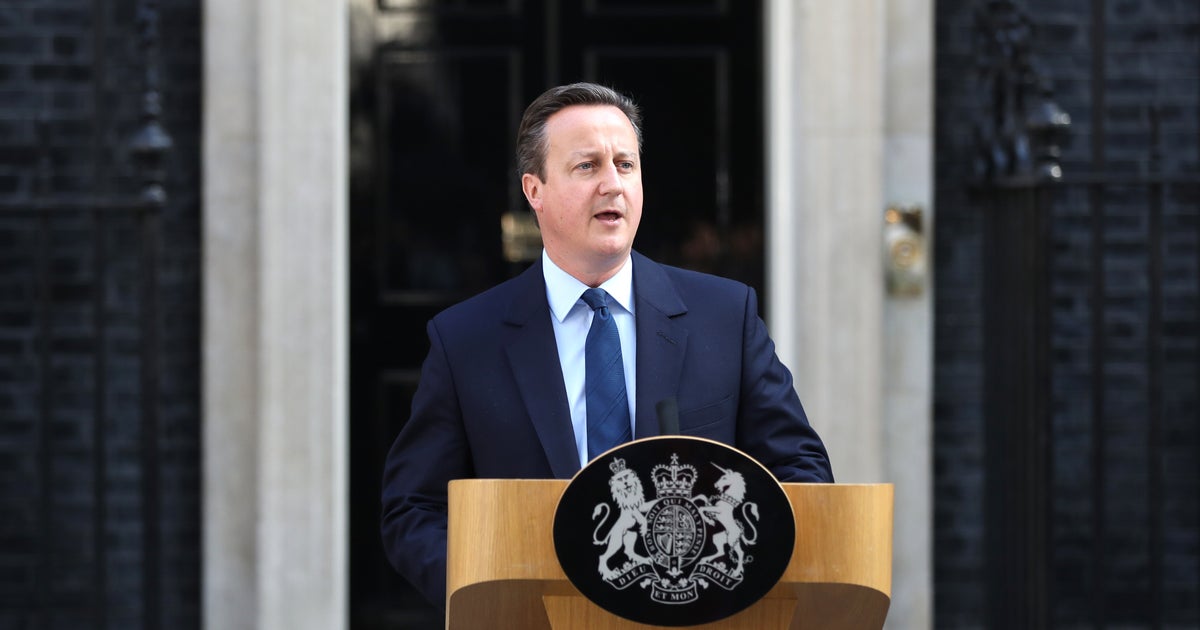 David Cameron Resigns As Prime Minister Following EU Referendum Brexit ...