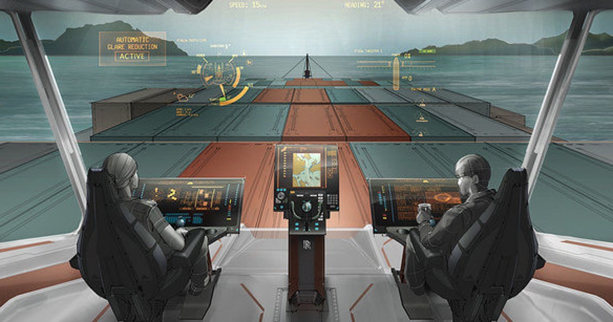 Rolls-Royce's Vision Of The Future: A Fleet Of Drone Ships Controlled ...