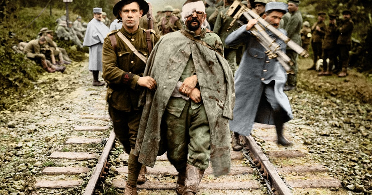 Battle Of The Somme Centenary Commemorated With Colourised Images Of ...