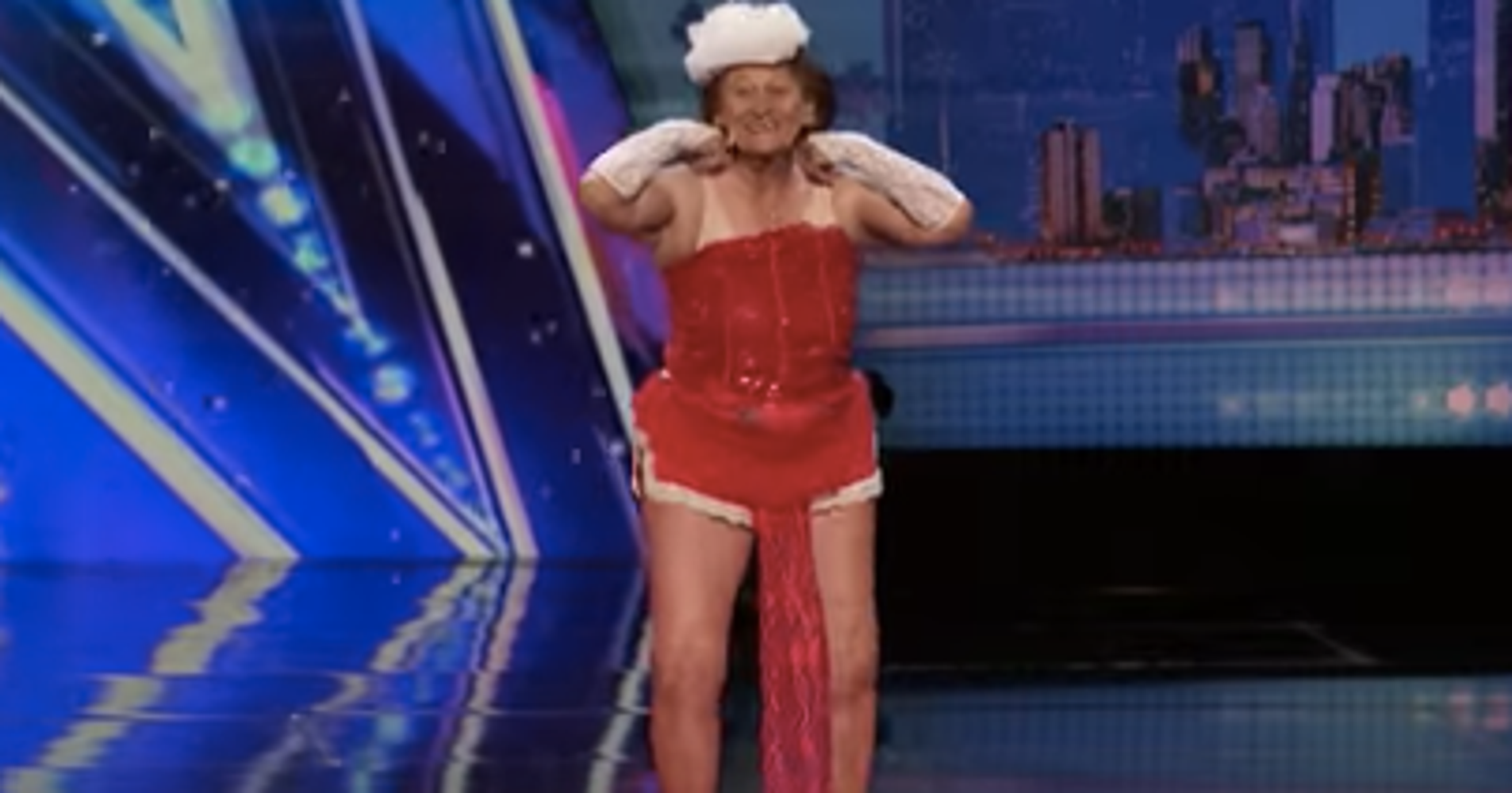 90 Year Old Widows Striptease Wows On Americas Got Talent Huffpost