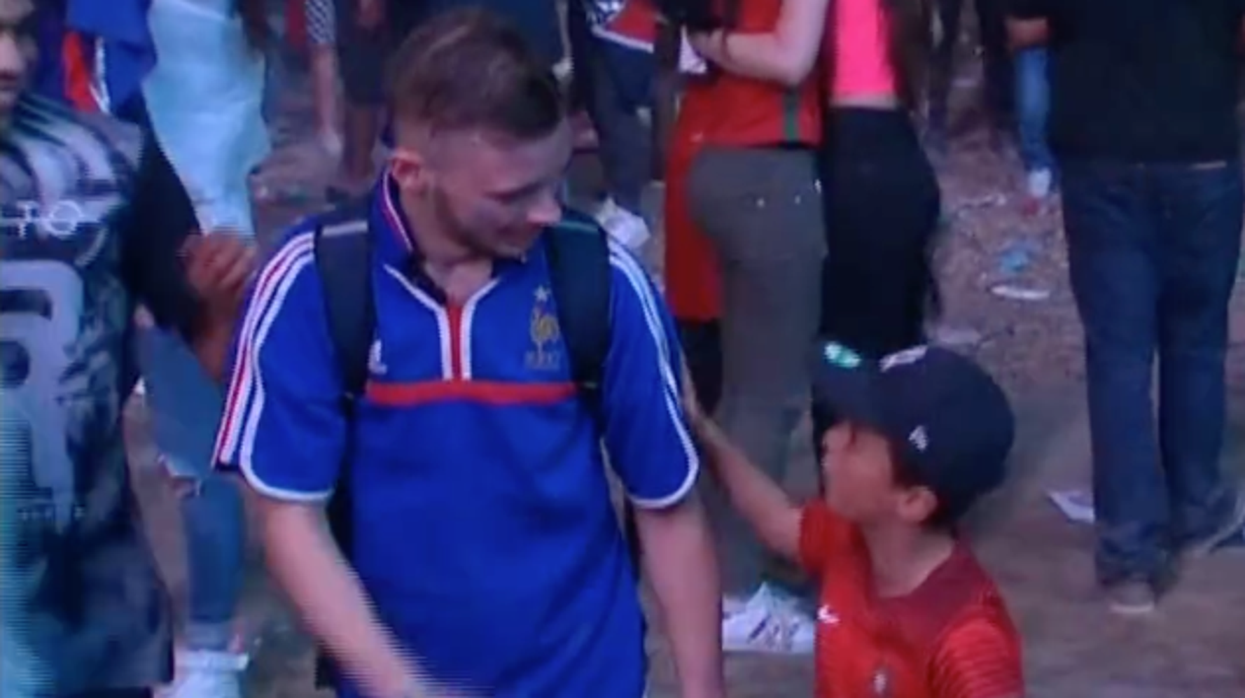This Little Boy Comforting Crying Soccer Fan Should Make All Of France ...