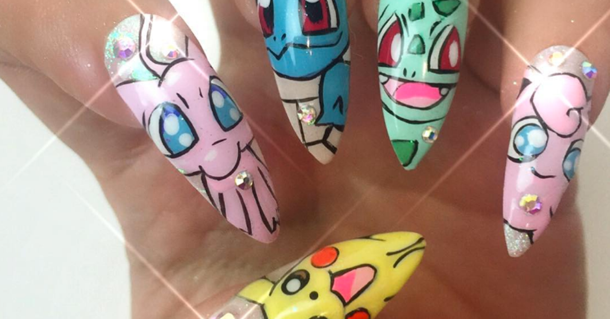 Pokemon Go Is Inspiring Some Seriously Cute Pokémon Nail Art Designs ...