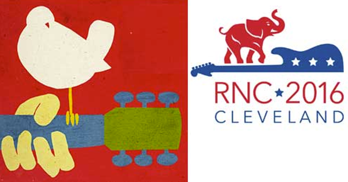 The GOP Convention Logo Looks A Lot Like The One From Woodstock ...