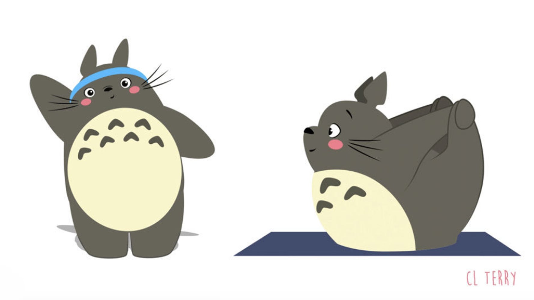 If These Charming Totoro GIFs Don't Convince You To Exercise, Nothing ...