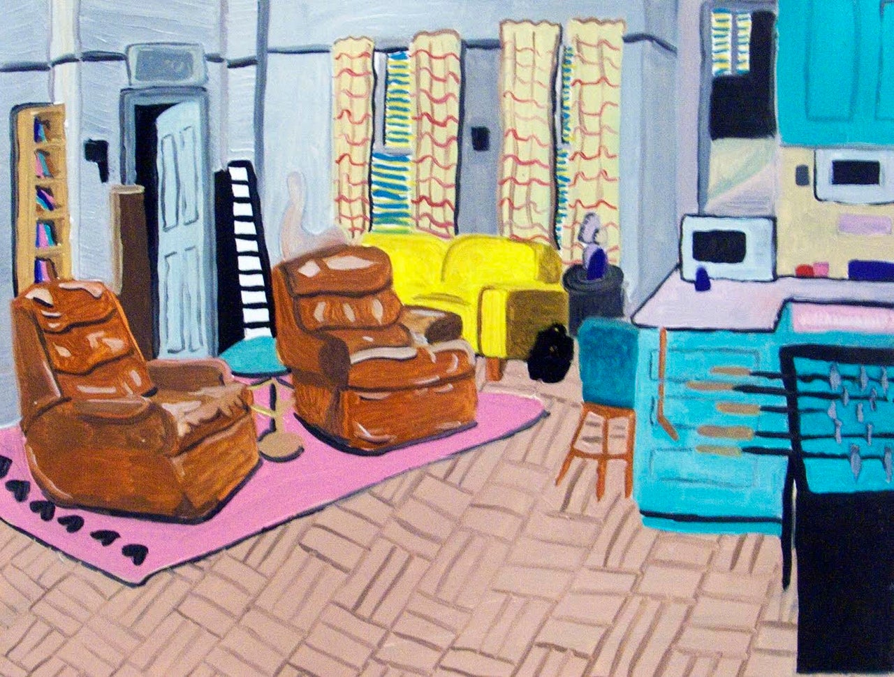 These Paintings Of '90s Sitcom Living Rooms Will Take You Back To A ...