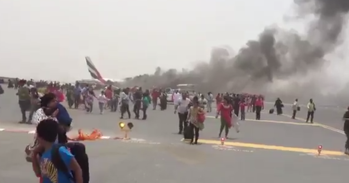 Dubai Airport Crash: Video Reveals Dramatic Moment Passengers Onboard ...