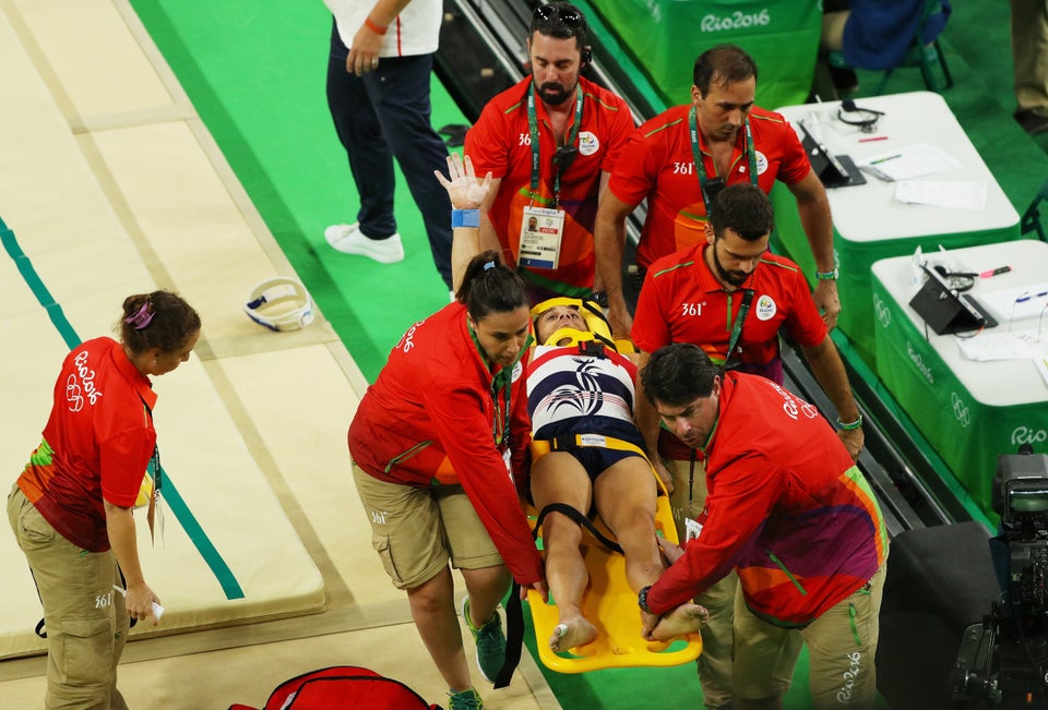 An Olympic Gymnast Just Broke His Leg In The Most Stomach-Churning Way ...