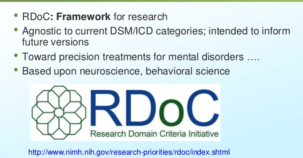 On The Mental Health Crisis And The RDoC | HuffPost Life