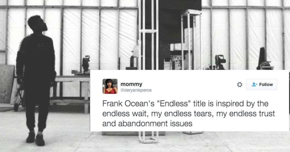 Frank Ocean's New Album 'Endless' Has Everybody In Their Feelings ...