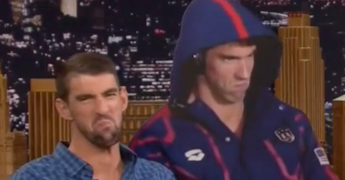 Michael Phelps Recreates His 'Angry Michael Phelps Face' On 'The ...