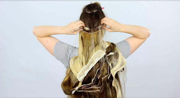 100 Layers Of Hair Extensions Looks Like Pinterest Exploded | HuffPost UK