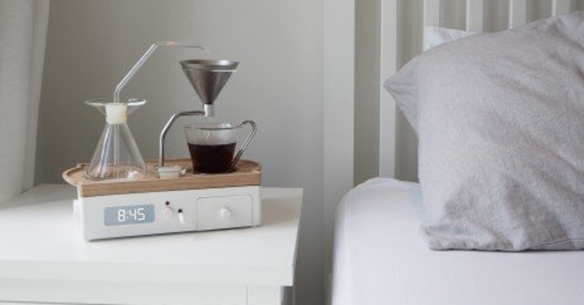 This Coffee-Brewing Alarm Will Actually Make You Want To Get Up ...