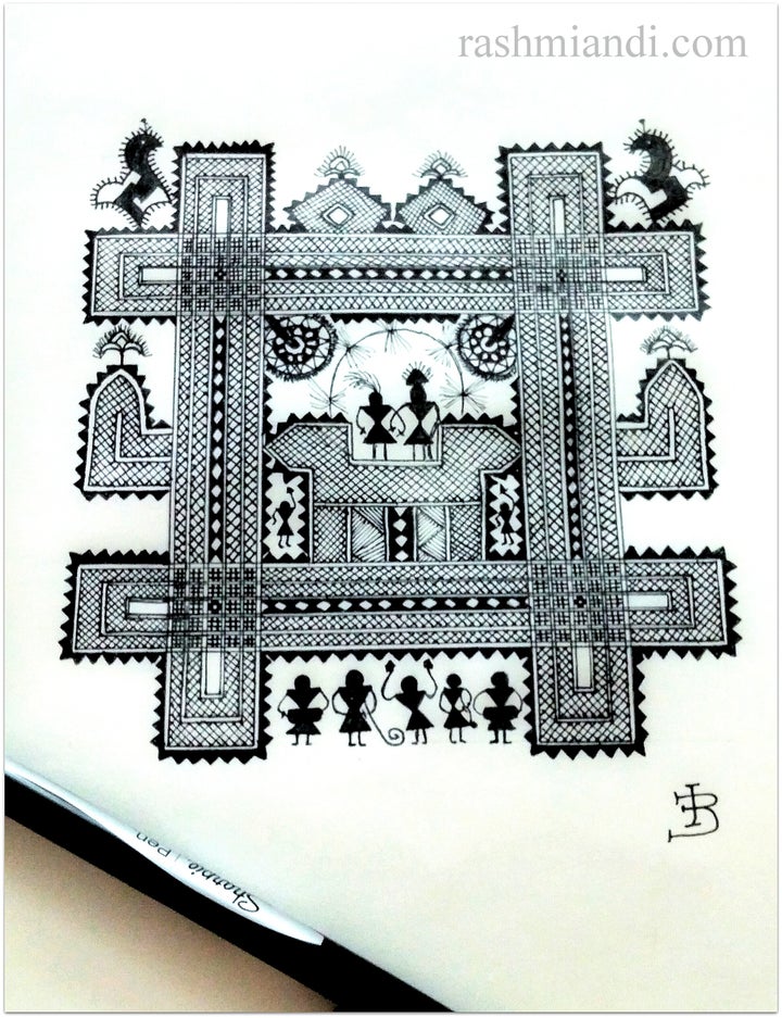 Chittara Painting – Folk Art From Karnataka | HuffPost Contributor