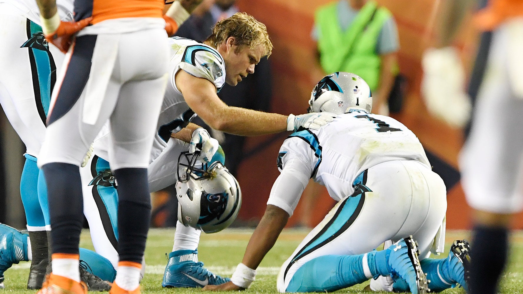 NFL To Investigate Cam Newton's Head Hits During Broncos Game ...