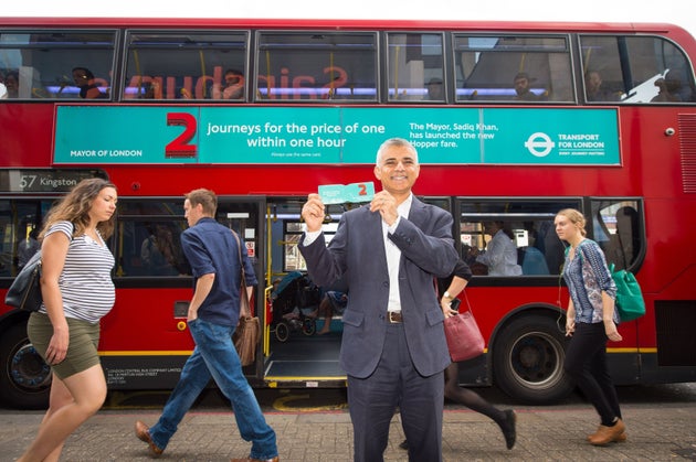 London Bus Hopper Fare: Sadiq Khan And TFL Launch £1.50 Ticket For One ...