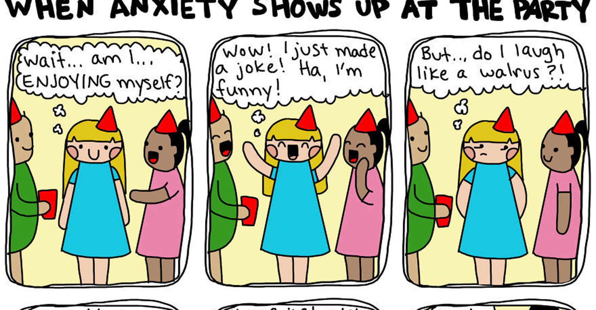 7 Comics That'll Make Perfect Sense If You Have Social Anxiety | HuffPost