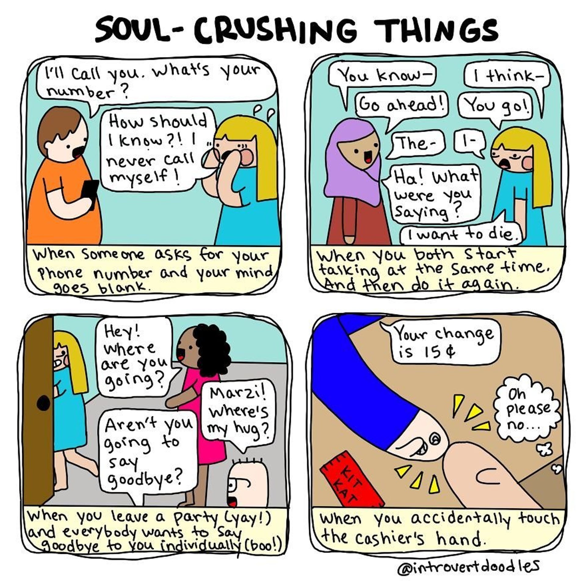 7 Comics That'll Make Perfect Sense If You Have Social Anxiety ...