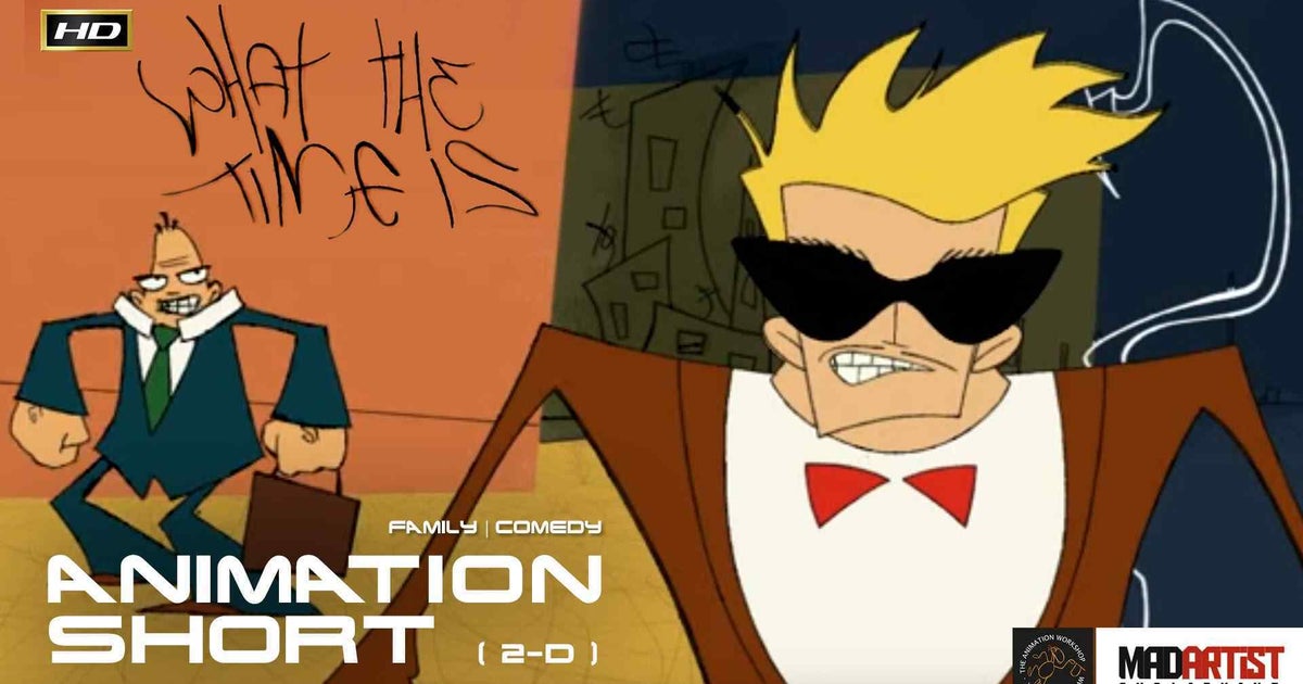 2D Animated Short Film "WHAT THE TIME IS" Funny Animation by Christyan ...