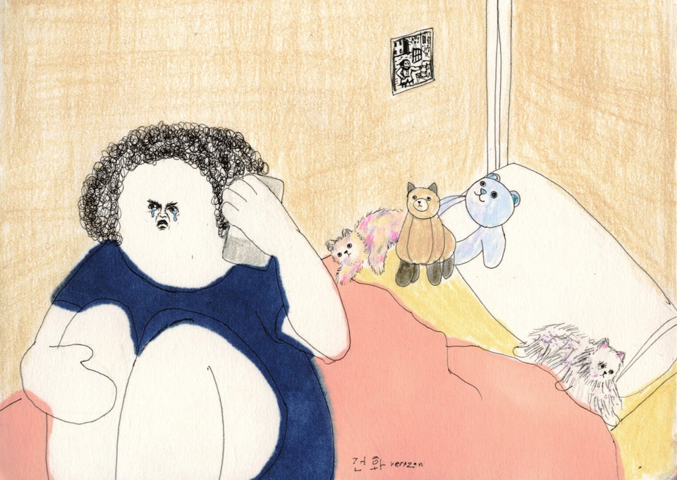 Perfectly 'Bad' Drawings Depict Your Traumatic Early 20s In Colored ...