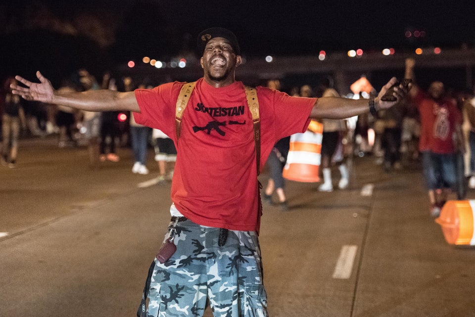 Photos Show Tense Scenes At Charlotte Protests After Police Shooting ...