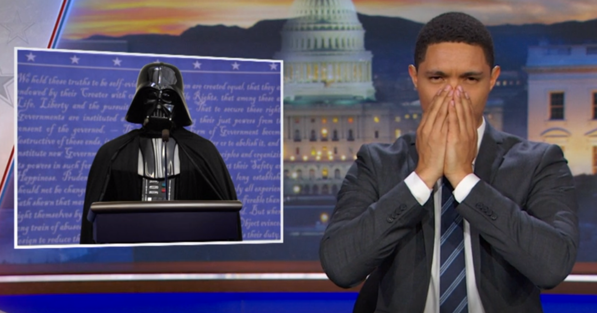 Trevor Noah Exposes Donald Trump's Eerie Similarity To Darth Vader ...