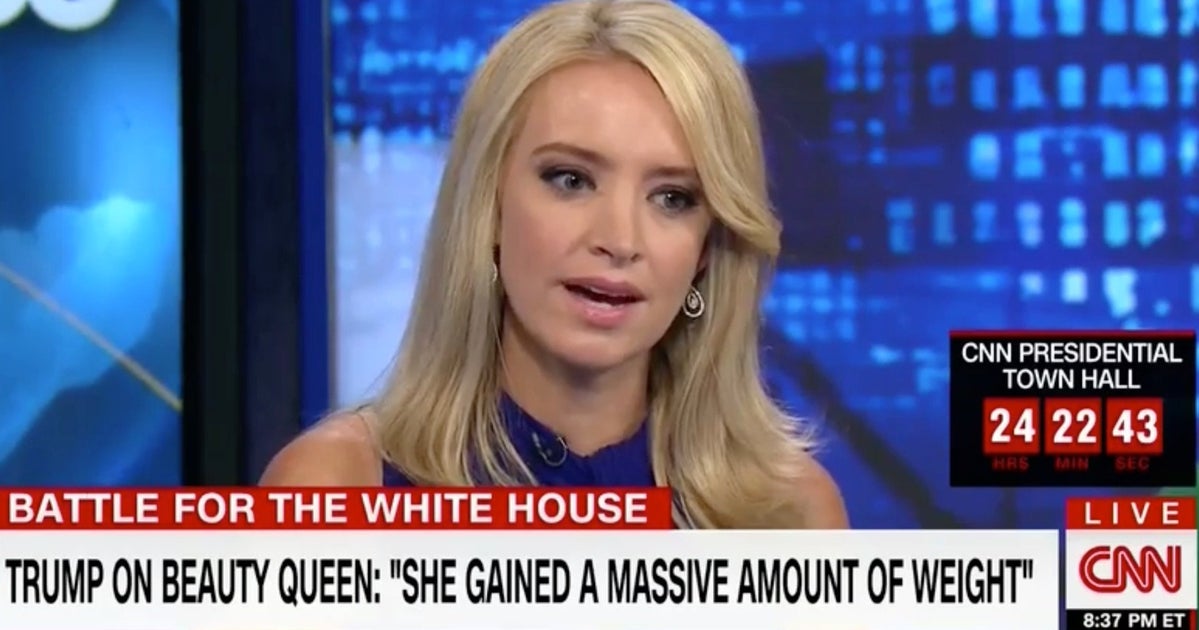 CNN Trump Surrogate Kayleigh McEnany Compares Miss Universe To Terror ...